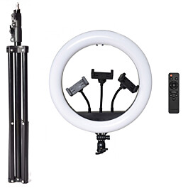 Ring Light 14 polegadas com tripé robusto | Lumitecfoto